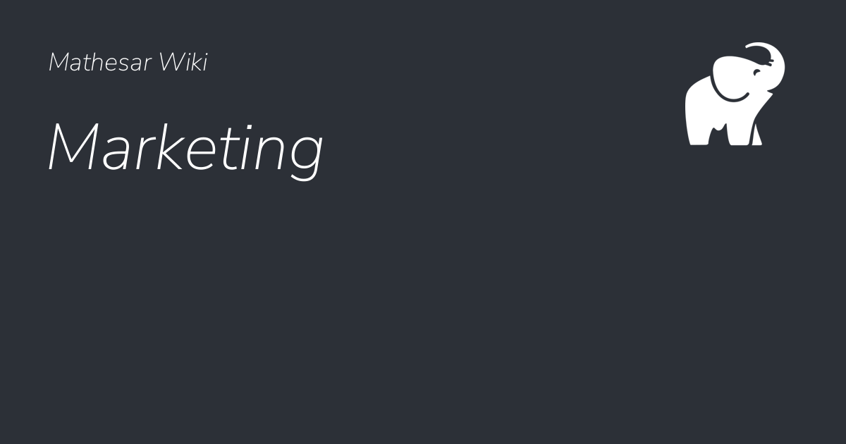 Marketing - Mathesar Wiki