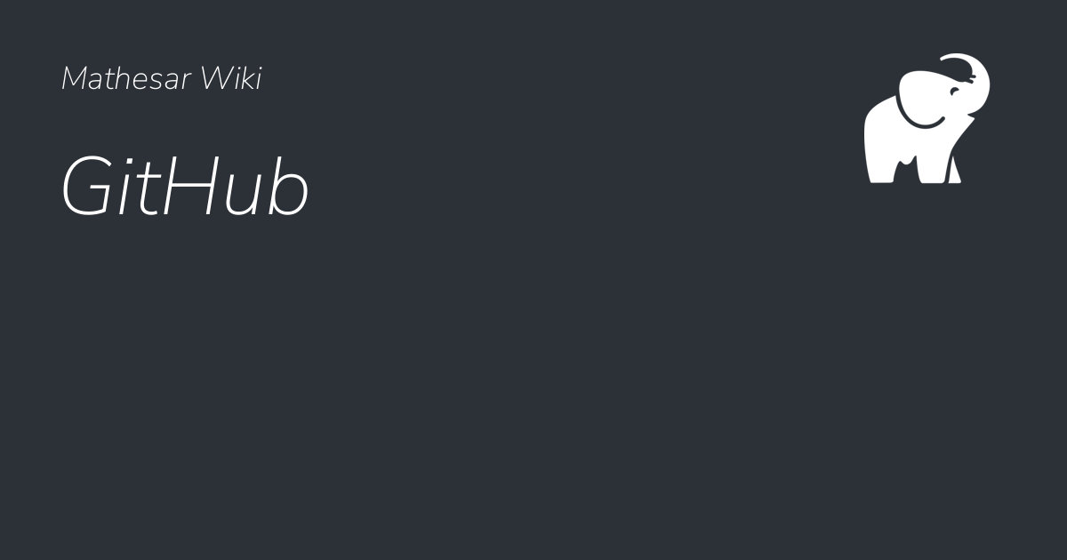 Github Mathesar Wiki